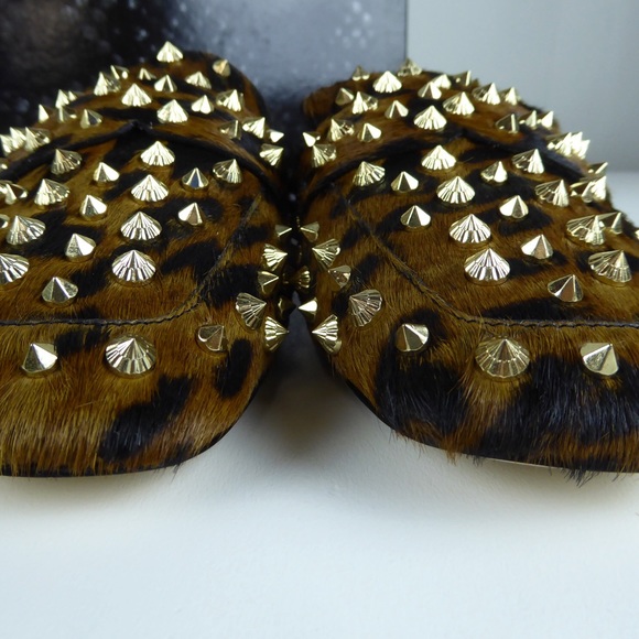 Sam Edelman | Shoes | Sam Edelman Agustus Leopard Cow Stud Spike Heels ...